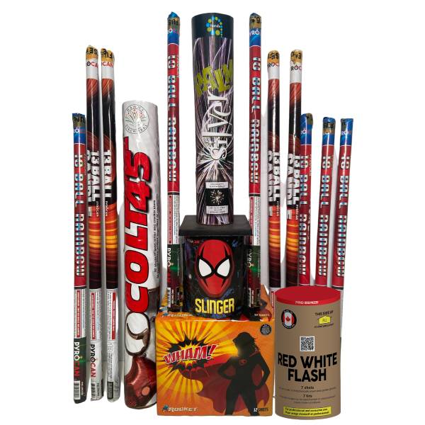 Buy Fireworks in Canada: We beat any price. In-Store or Free Shipping