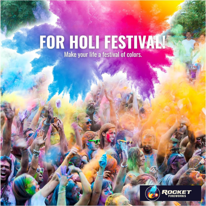 100g Bag Holi Powder | Colourize your party! – Rocket.ca