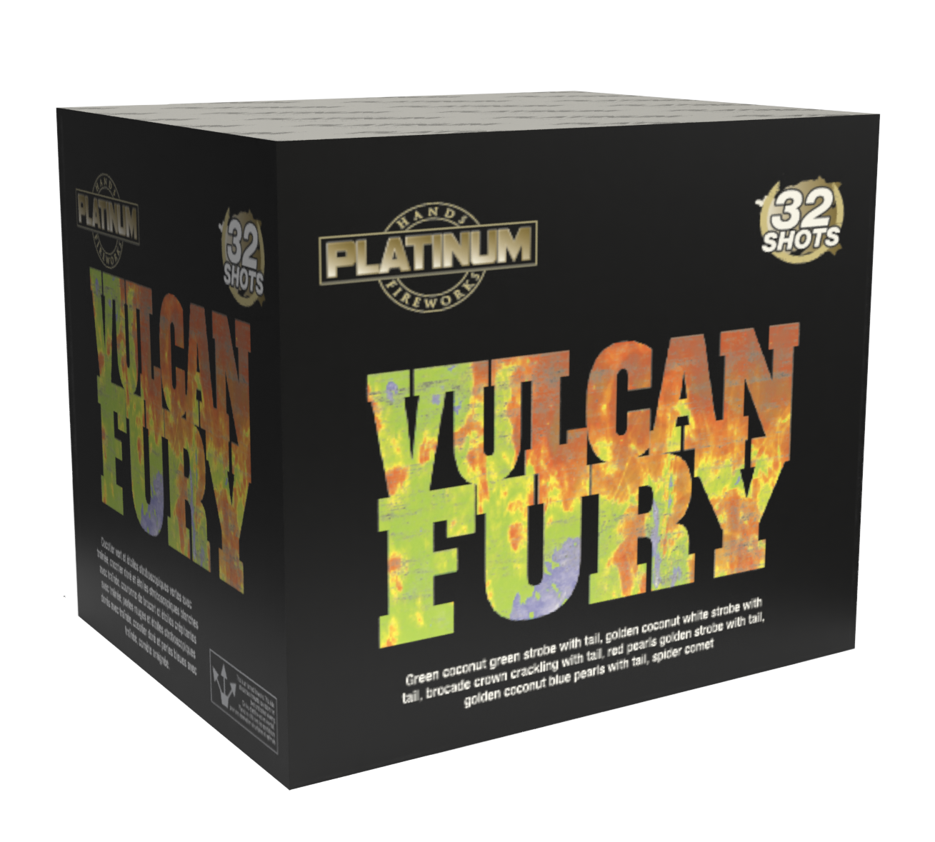 Vulcan Fury | Rocket Fireworks Cake