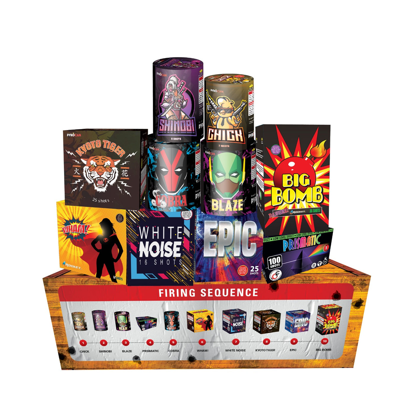 Artillery Box | Rocket Fireworks Canada – Rocket.ca