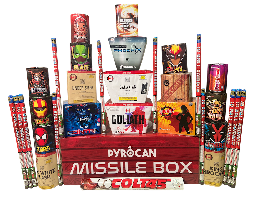Missile Box | Fireworks Cake Assortment – Rocket.ca